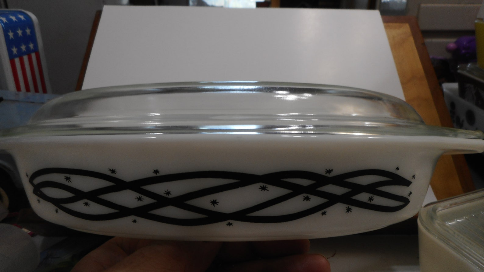Vintage Pyrex Divided Bowl and Lid Black Pyrex Serving Bowl - Etsy