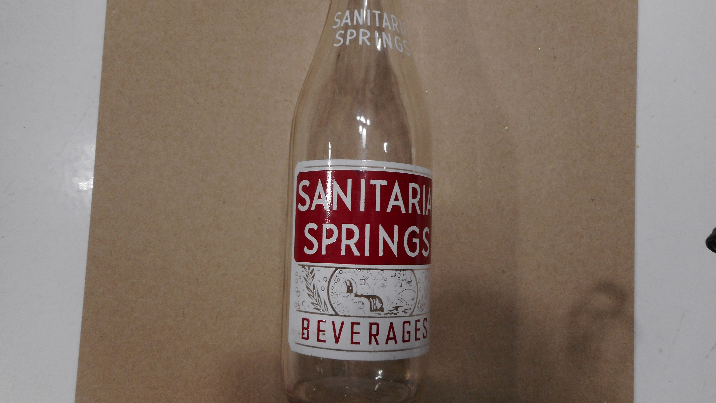 Sanitaria Springs pop bottle vintage soda bottle vintage | Etsy