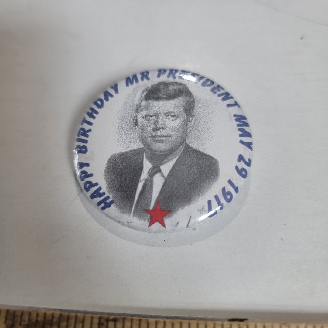 JFK Memorial Pinback. Campaign Button, Jack Kennedy Pinback, Vintage ...