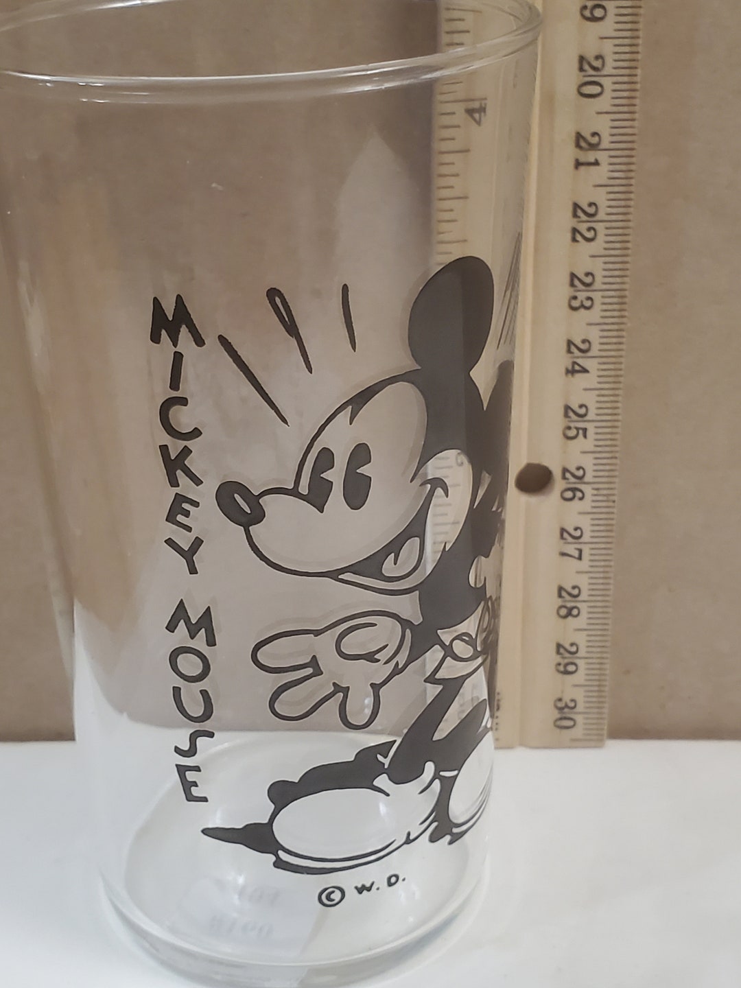 Vintage Disney Collectible Character Glass, Vintage Mickie Mouse ...