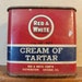 Red White Store Cream of Tartar Tin, Vintage Red White Tin, Vintage ...