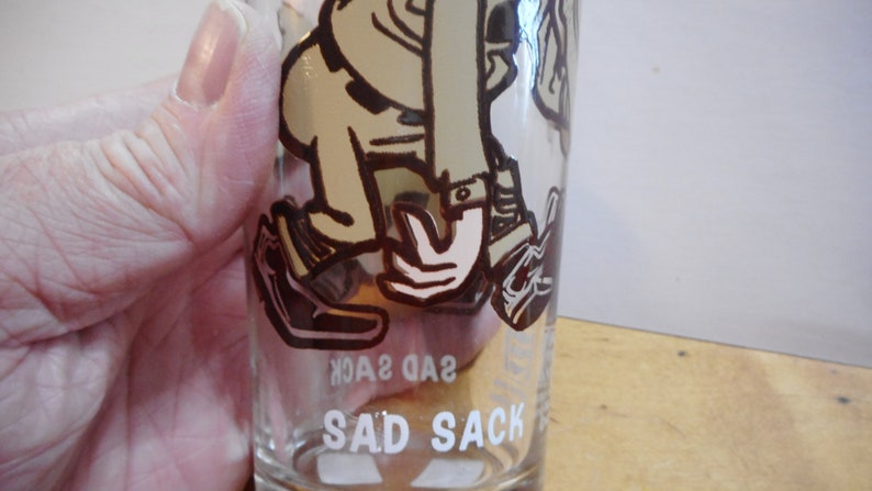 Pepsi Glass, Pepsi Cartoon Glass, Pepsi Sad Sack Glass, Harvey Cartoon ...