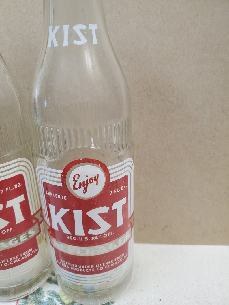 Kist Pop Bottle Kist Bottle Chamberlain SD Pop Bottle - Etsy