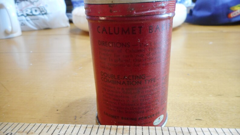 Vintage Calumet Sample Baking Powder Tin, Advertising Tin, Calumet Tin ...