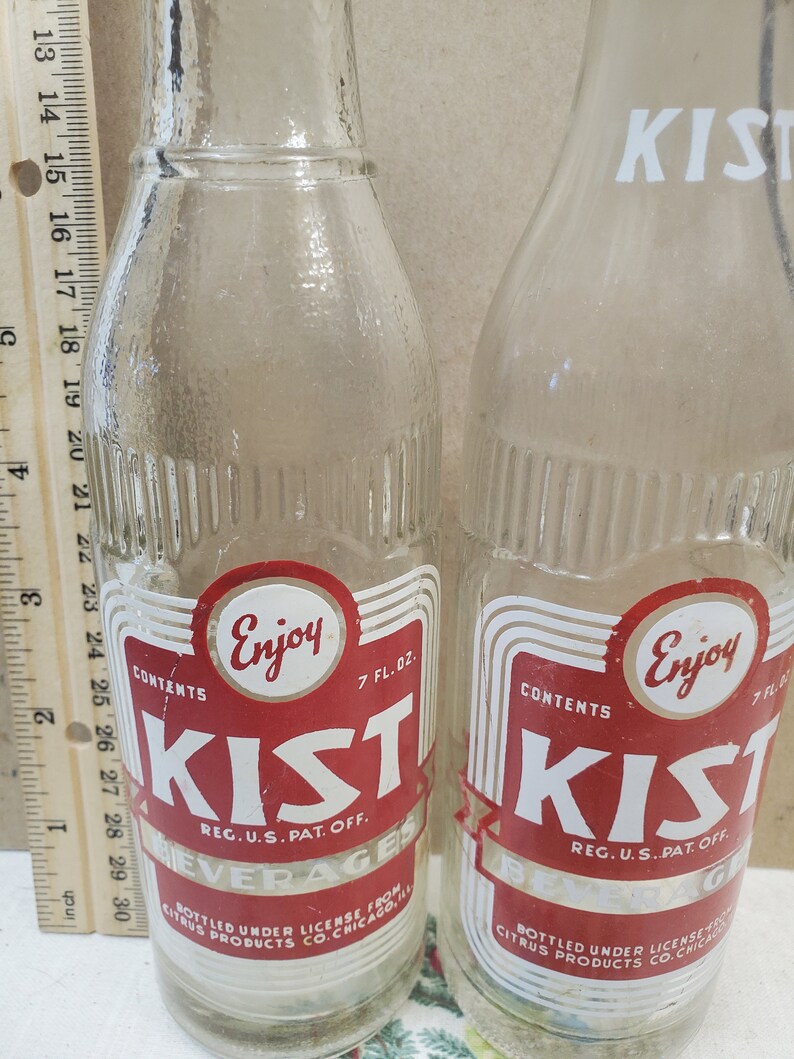 Kist Pop Bottle Kist Bottle Chamberlain SD Pop Bottle - Etsy