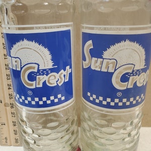 Vintage Sun Crest Pop Bottles, Old Sun Crest Pop Bottles, Old Bottles ...