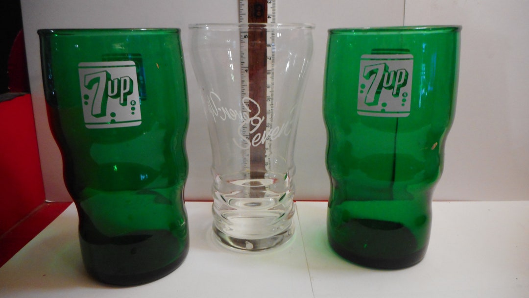 7up Glass, Vintage 7up Glass, 7up Fountain Glass, Old 7up Fountain ...