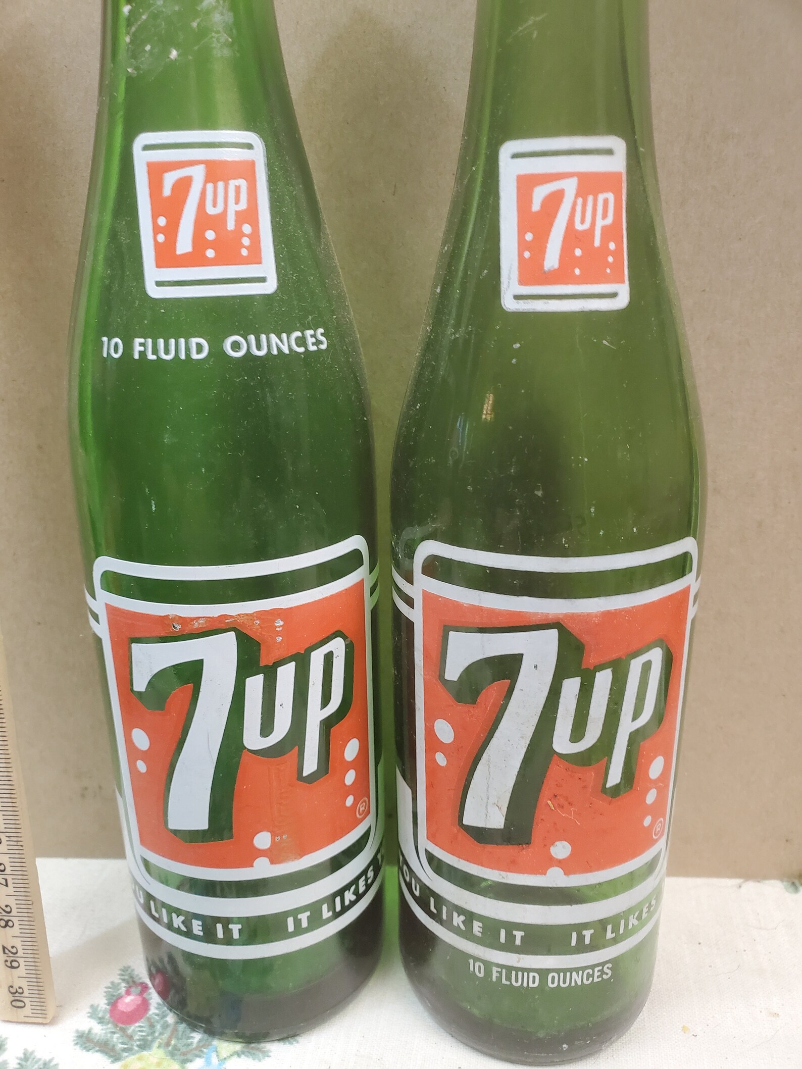 Vintage 7up Pop Bottles Old Seven up Pop Bottles Old - Etsy