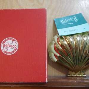 Vintage Helveco Clock, Swiss Clock, Clamshell Clock, Swiss Travel Clock ...