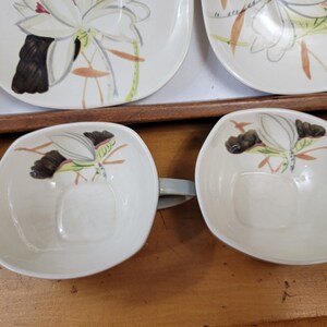 Red Wing Lotus Cup and Saucer, Red Wing Pottery Cups, Red Wing Plates ...