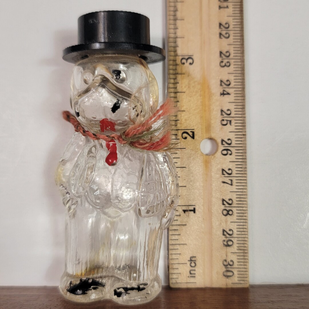 Vintage Perfume Bottle Figurines, Small Perfume Figures. Old Bottle ...