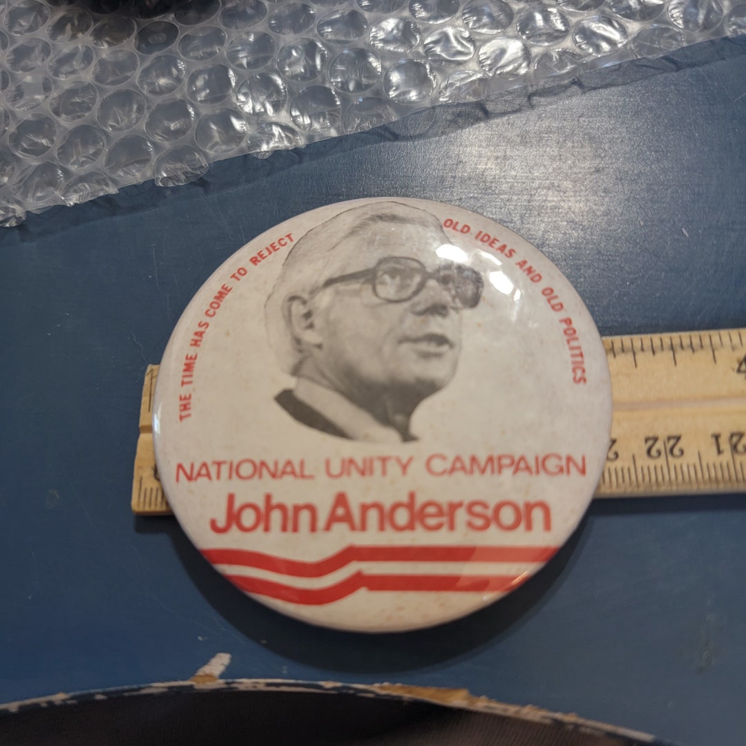 Presidential Campaign Button, John Anderson Presidential Political ...
