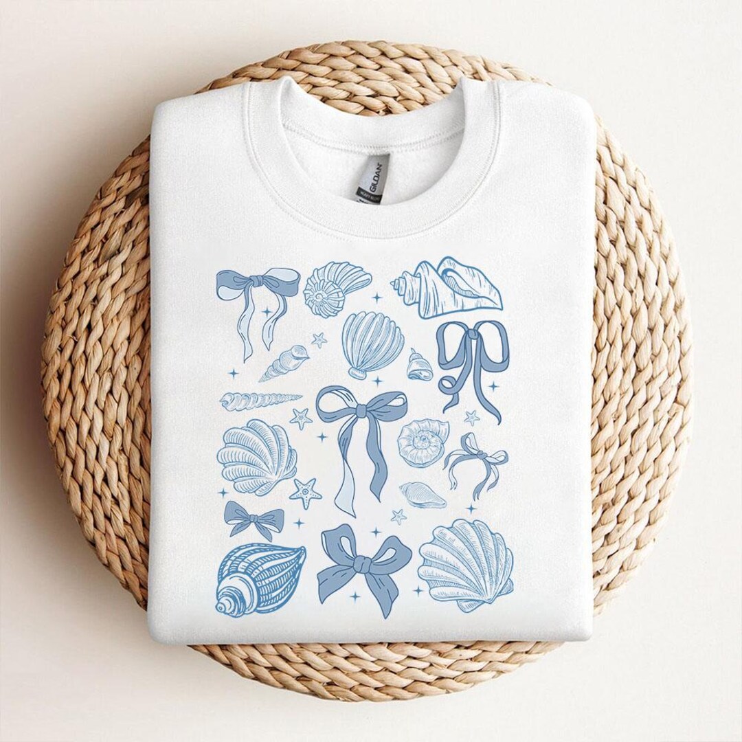 Coquette Seashell PNG, Beach Png, Coastal Png, Summer Vibes Png, Summer ...