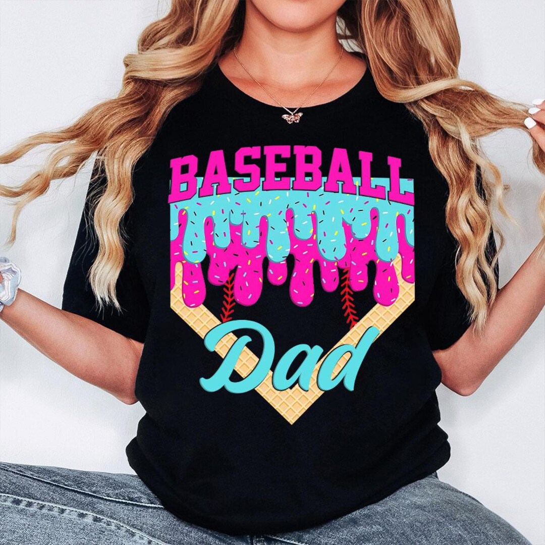 Retro Baseball Drip Dad Png, Dad Shirt Design, Gift for Dad, Game Day ...