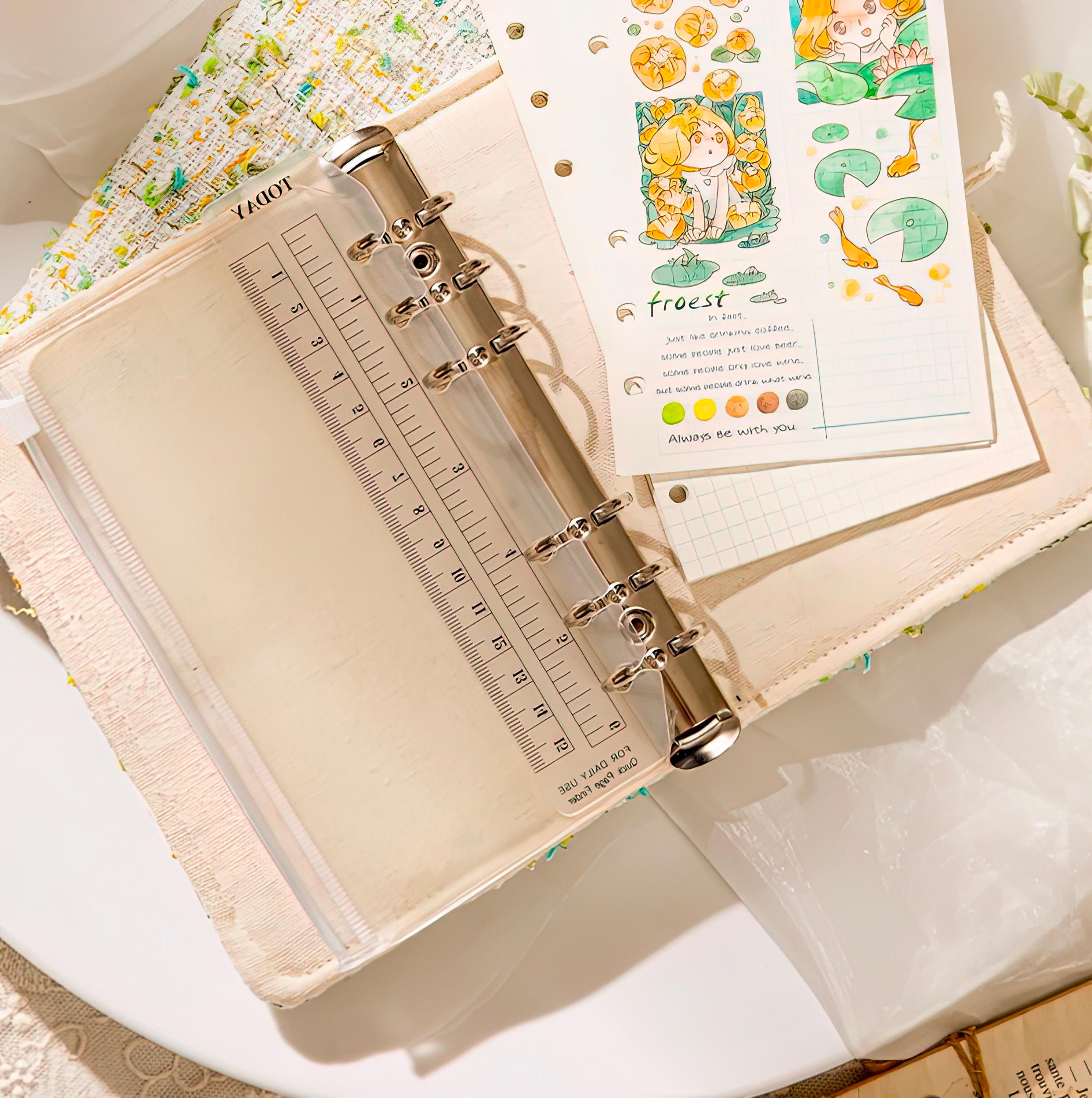 Personalized A6 A5 Retro Handmade Portable Notepad,fabric Hard Cover ...