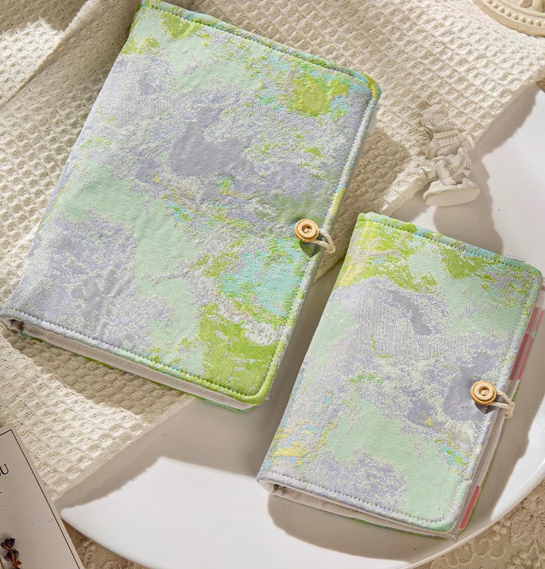 Personalized A6 A5 Handmade Portable Notepad,fabric Hard Cover ...