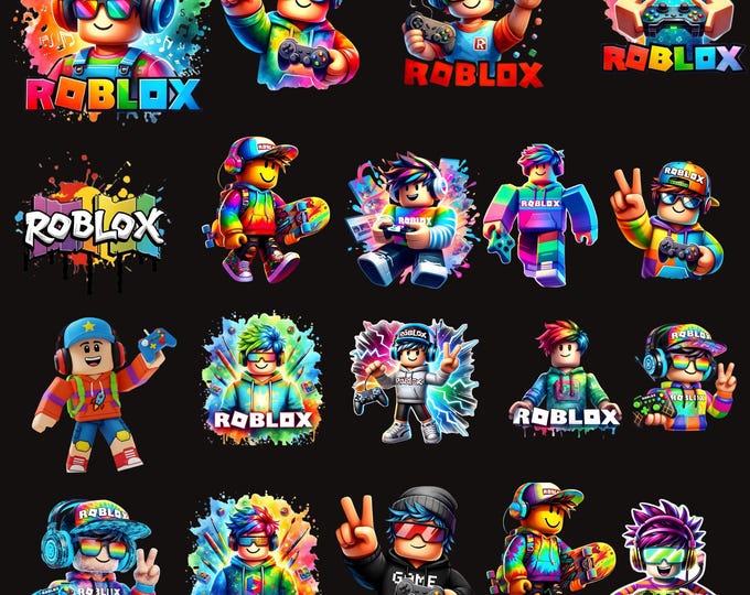 Roblox SVG Bundle, Roblox Png, Gaming Svg, Roblox Girls Svg, Roblox Boy ...