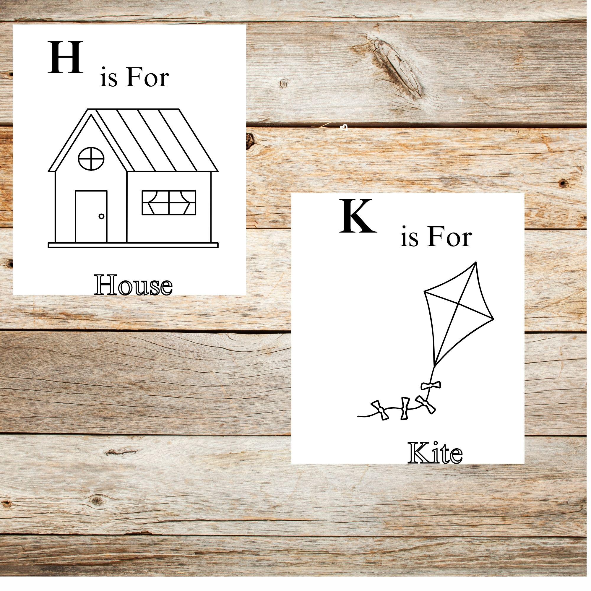 ABC Book Baby Shower Activity, Baby’s First Alphabet Book, Digital ...