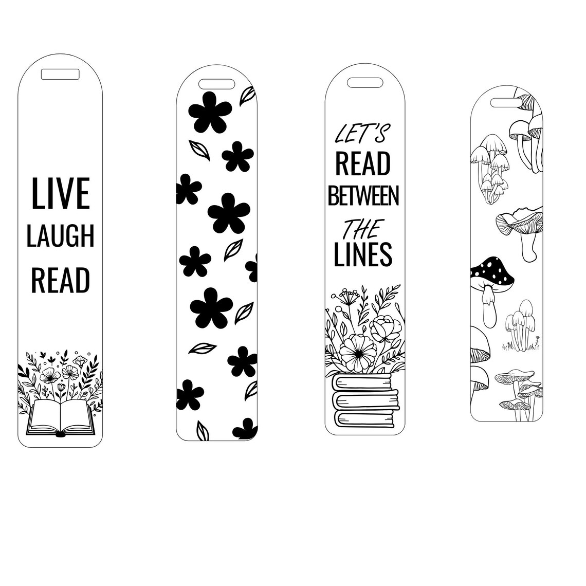 Bookmark SVG Bundle, Bookmark Template Svg, Book Quotes Svg, Book Svg ...