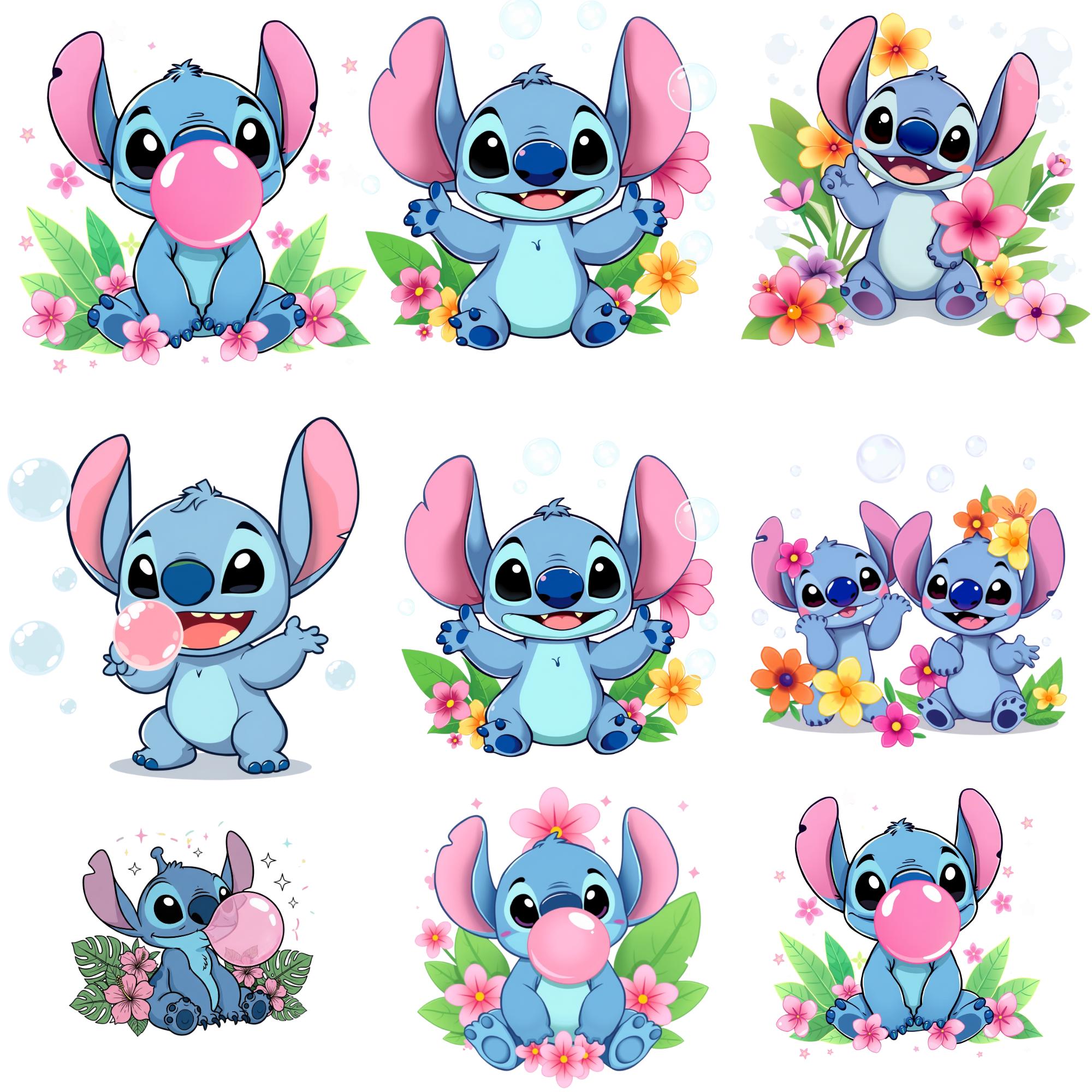 Stitch PNG, Lilo and Stitch PNG, Stitch Clipart, Stitch Bundle, Stitch ...