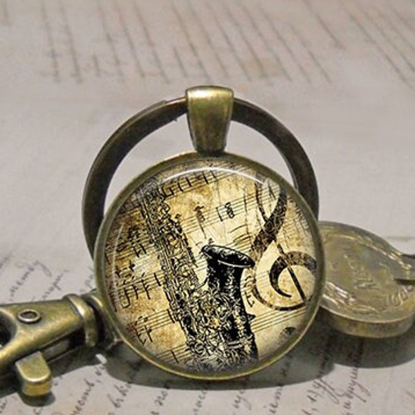 Saxophone Brooch - Etsy