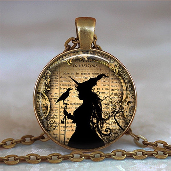 Witch Pendant - Etsy