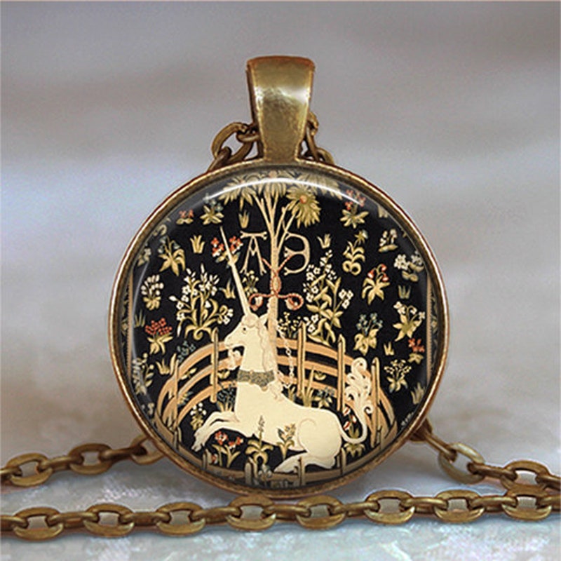 Unicorn Necklace - Etsy