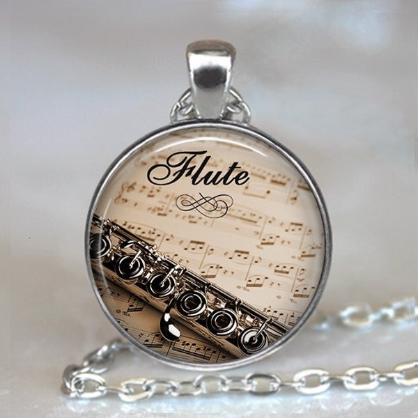 Flute Necklace - Etsy