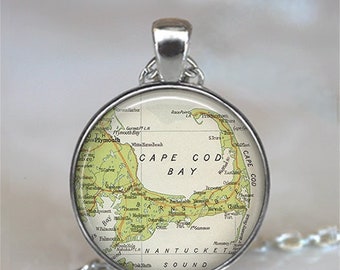 Cape Cod Map Necklace - Etsy