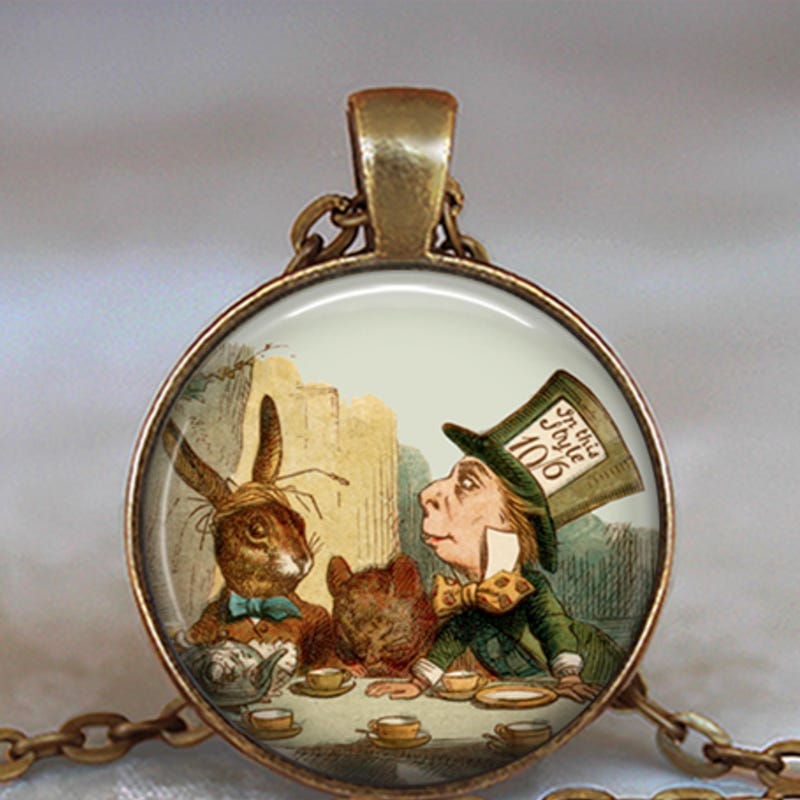 Mad Hatter Tea Party Pin - Etsy