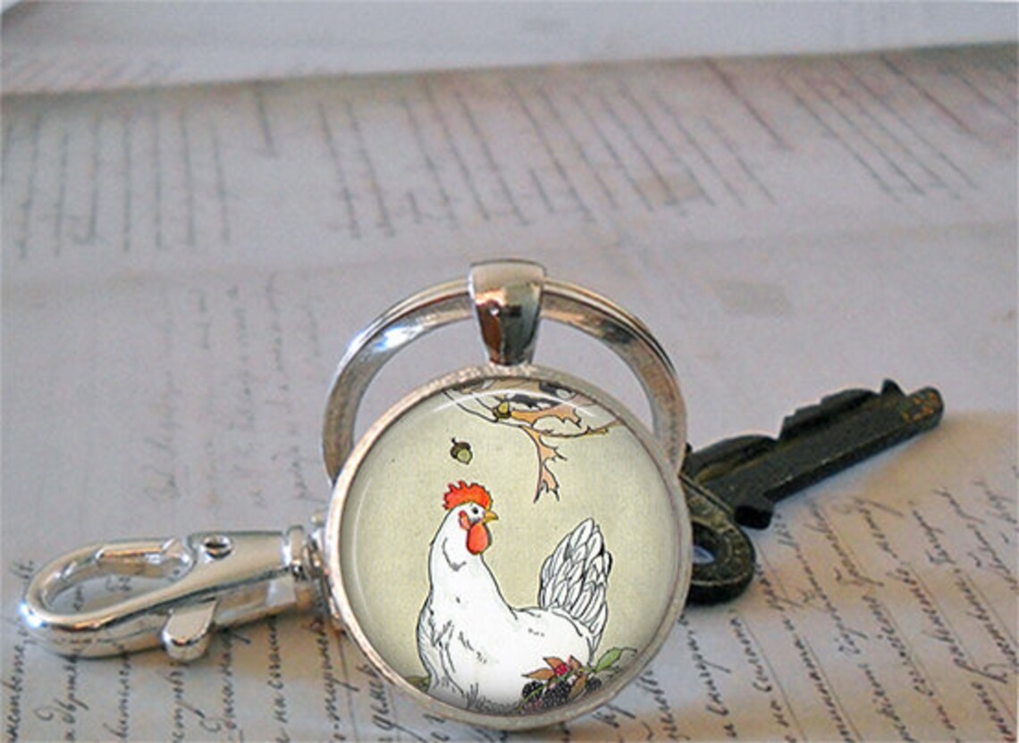 Henny Penny and Tale of Chicken Little Story Book Pendant - Etsy