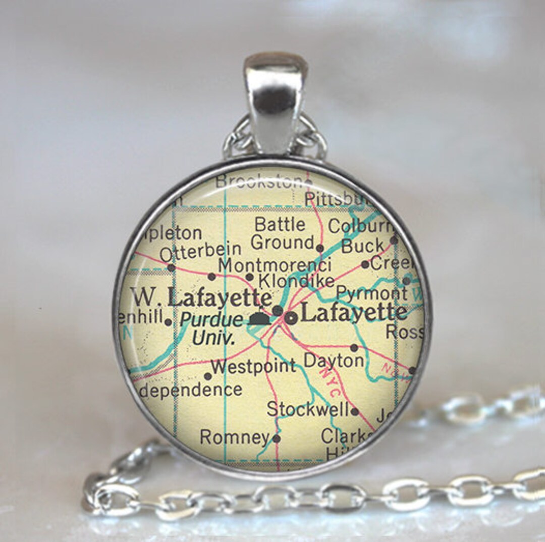 Purdue University Necklace, Purdue Necklace Purdue Pendant West ...