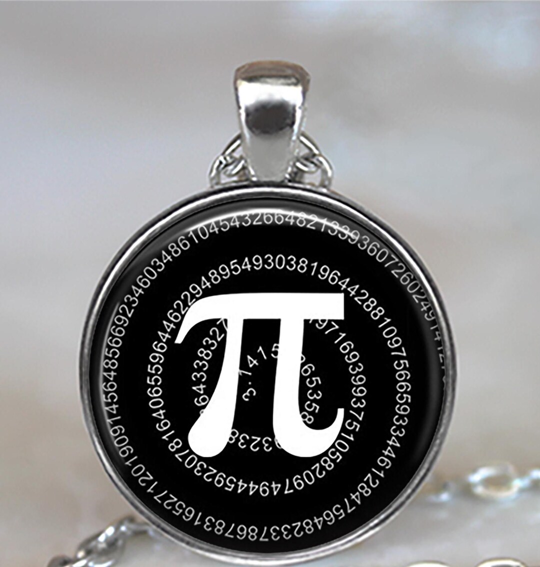 Pi Mathematical Symbol Necklace, Brooch Pin or Key Chain, Math Teacher ...