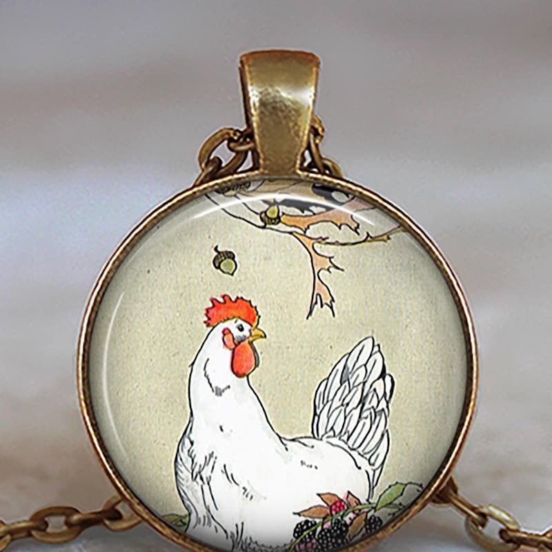 Chicken Necklace - Etsy