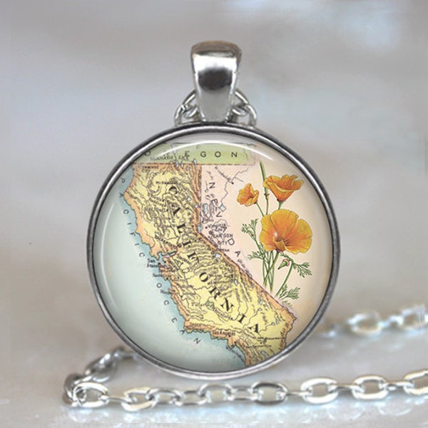 California Keychain - Etsy