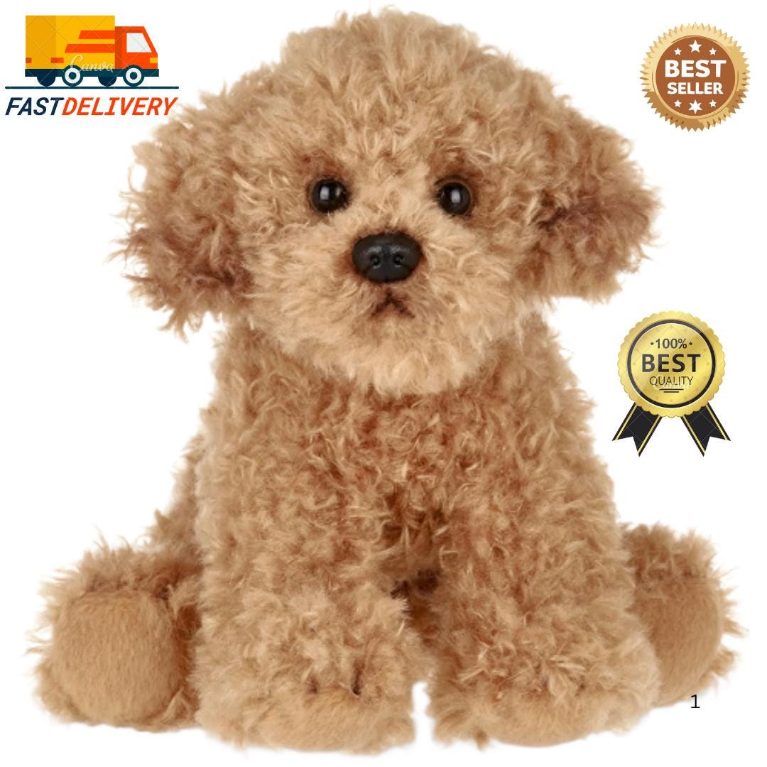 Brown Labradoodle/goldendoodle Plushie (customization Available ...