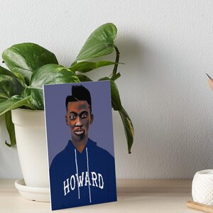 Howard '90 Art Print the Mecca - Etsy