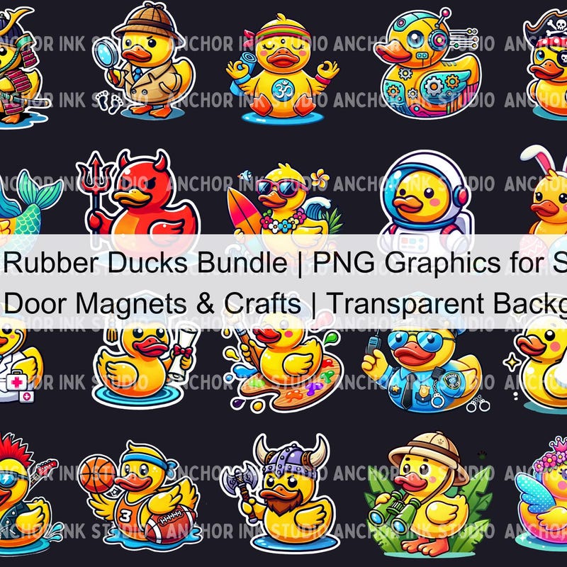 Rubber Duck Clipart - Etsy