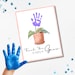Teacher Appreciation Handprint Art, Thank You for Helping Me Grow ...