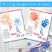 4th of July Handprint Craft Art, Firework Craft Keepsake for Kids ...