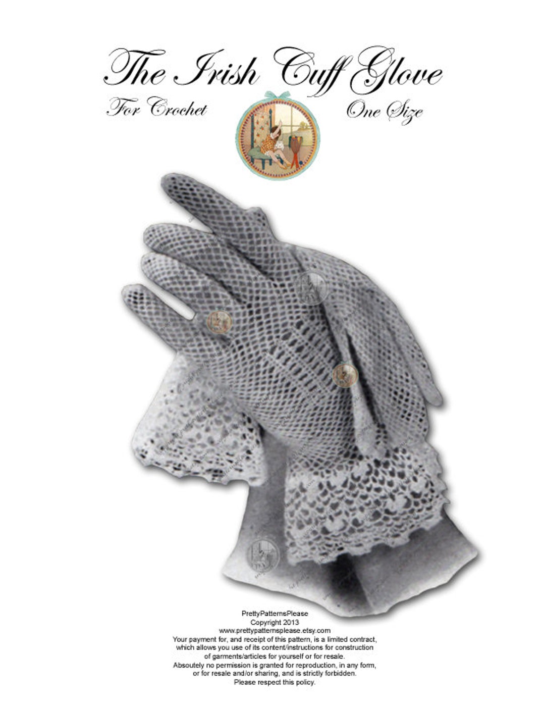 Vintage Irish Wedding Gloves to Crochet for Women Circa 1935 - PDF ...