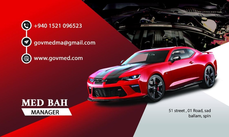 Template Auto Service Business Card Design 2025 - Etsy