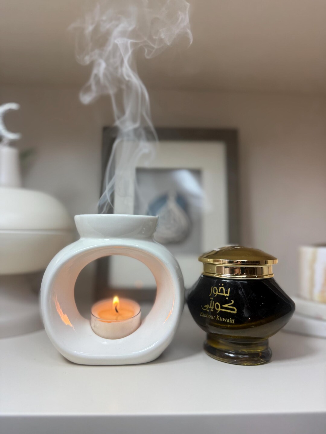 Bakhour / Oud and Holder Set - Etsy