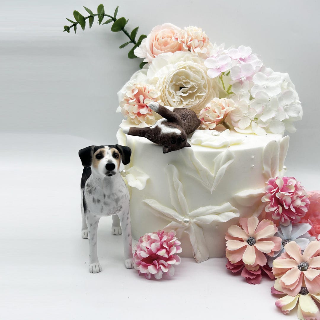 Custom Dog Cake Topper, 3D Pet Statue, Wedding Anniversary Gift - Etsy