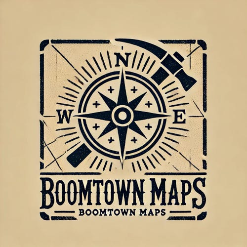 BoomTownMaps - Etsy