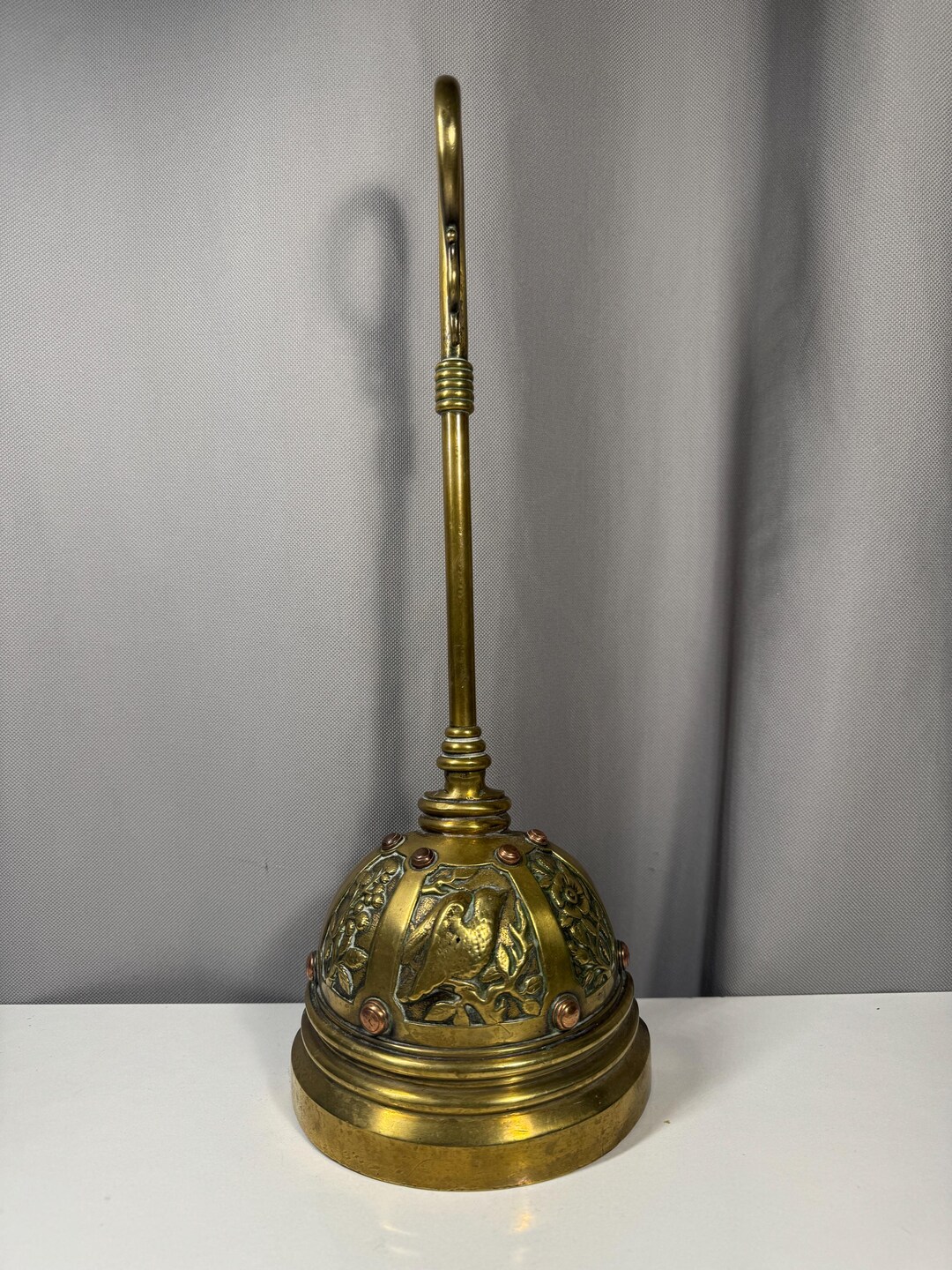 Vintage Brass Door Stopper • Arts & Crafts Bird Motif, 5 Kg - Etsy