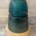 Vintage Glass Hemingray Insulator Tabletop Light - Etsy