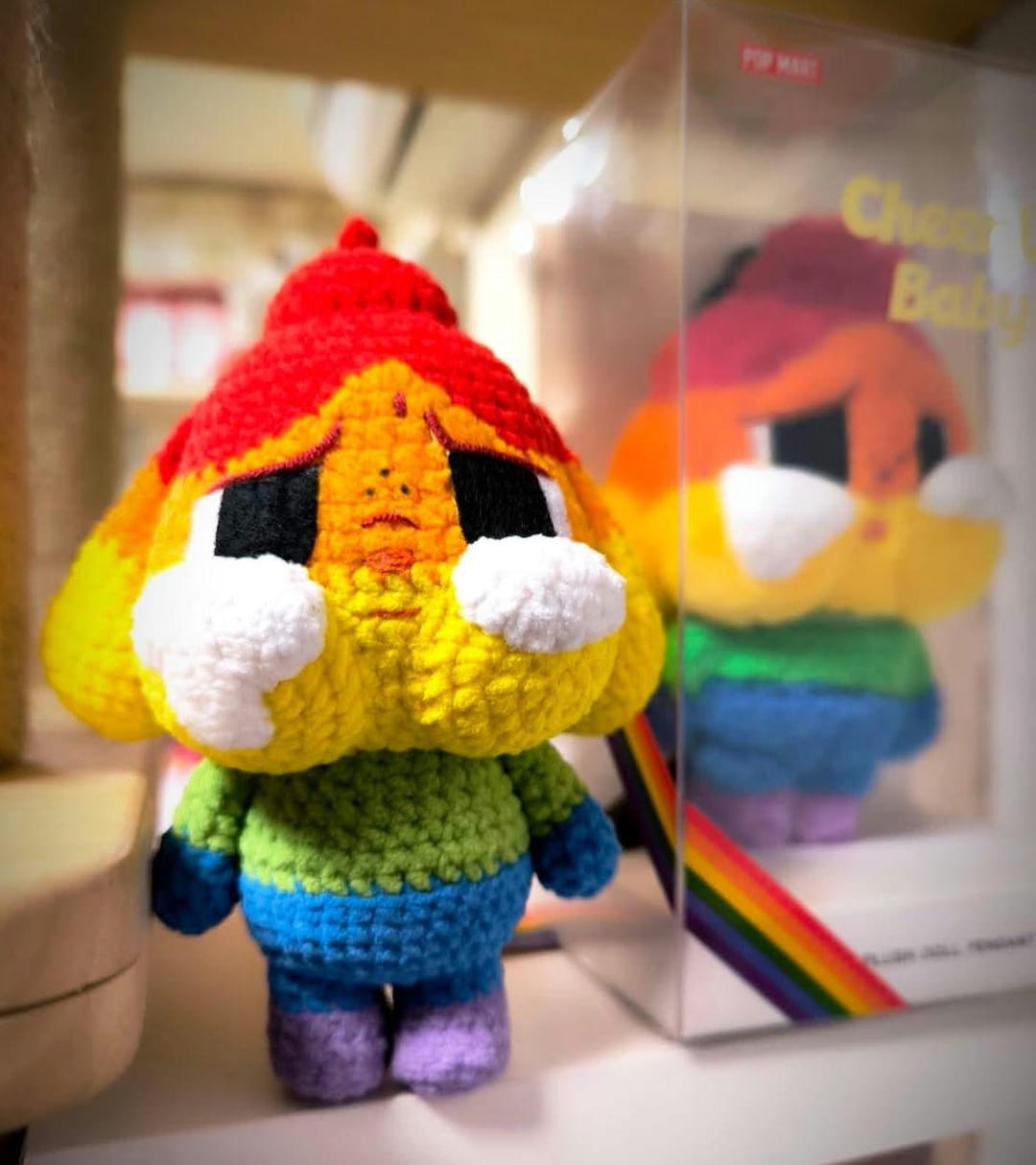 Rainbow Crybaby Popmart Crochet Finished Product - Etsy