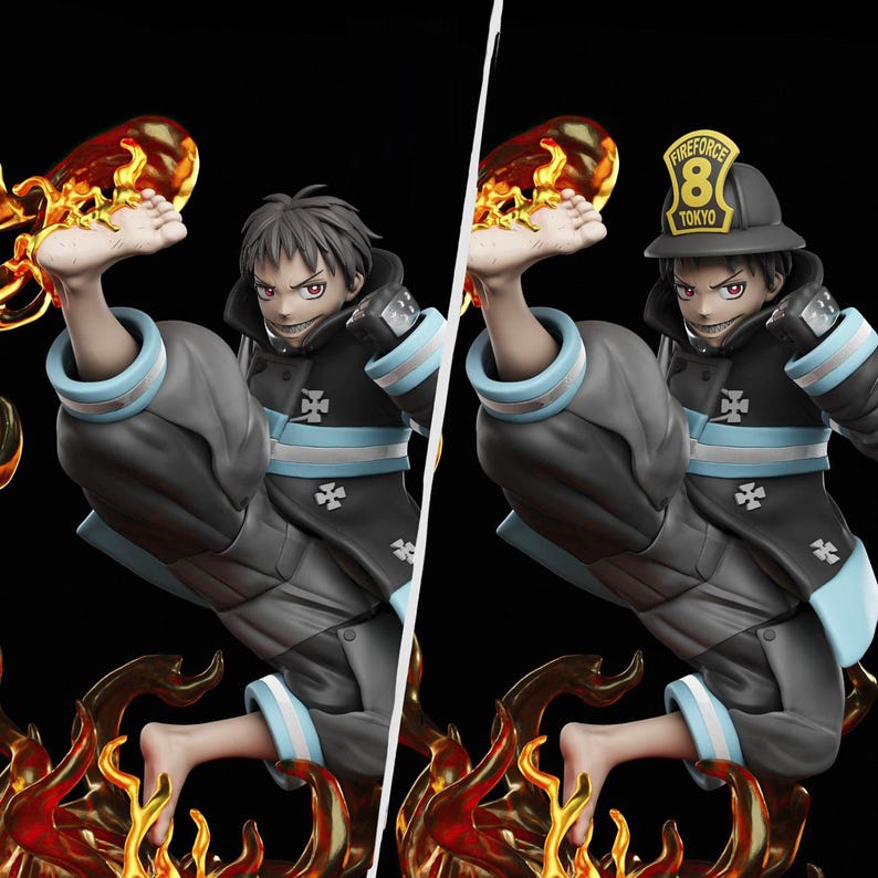 Shinra Kusakabe STL – 3D Printable Model of Fire Force’s "devil's ...