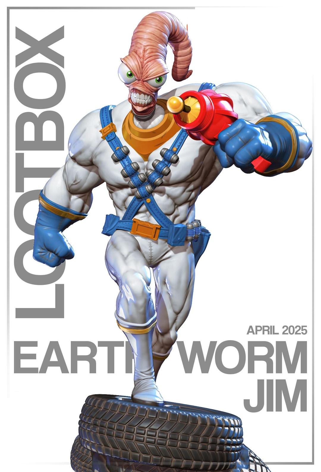 Earthworm Jim 3D Model STL – Printable Earthworm Jim Figurine for ...